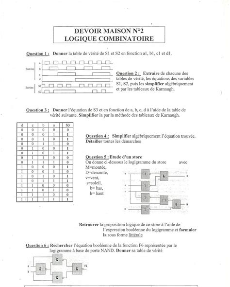 Logique Combinatoire