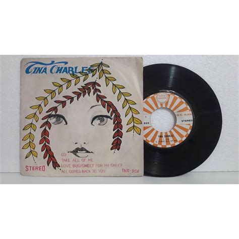 Go Tina Charles Trk 526 แผ่นเสียง แผ่นเล็ก 7 นิ้ว สปีด 45rpm Royal