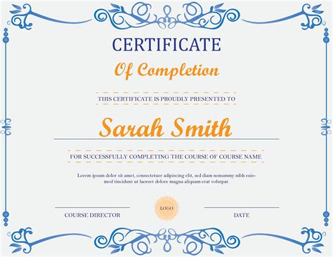 Teamwork Collaboration Award Certificate Template Landscape Wordlayouts
