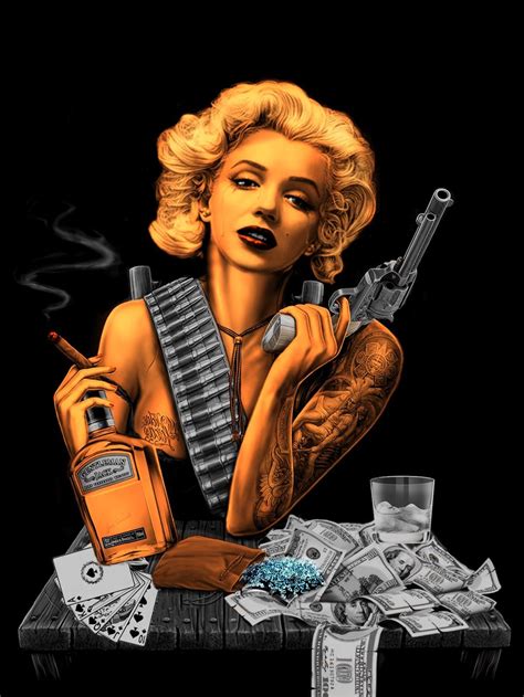 50 Gangster Marilyn Monroe Wallpapers WallpaperSafari