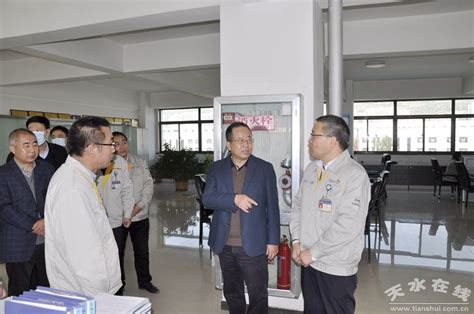 赵晓东带队考察西北永新甘肃管业公司图 天水在线