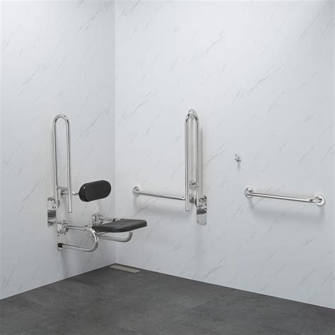 Dtuk7019 Classic Doc M Dda Disabled Shower Pack Black