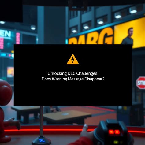 Unlocking Dlc Challenges Does Warning Message Disappear Leveluptalk