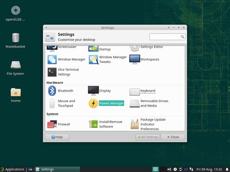 Portal Xfce Screenshots OpenSUSE Wiki