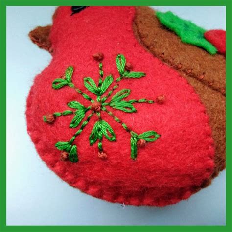 Felt Robin Pattern Felt Robin Pdf Pattern Robin Felt Svg Pattern