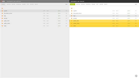 Vestacp File Manager Birds Eye View