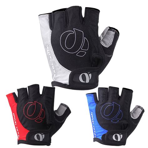 Luva Meio Dedo Ciclismo Gel Ciclista Bike Bicicleta Vermelha E Cinza Shopee Brasil