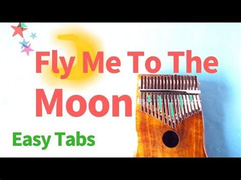 Fly Me To The Moon Kalimba Easy Tabs Tutorial Play Along Kalimba