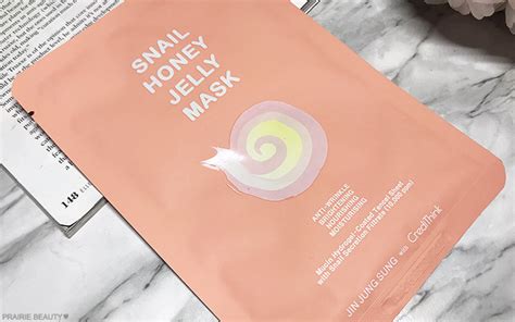 Review Jin Jung Sung X Credithink Snail Honey Jelly Mask Prairie Beauty