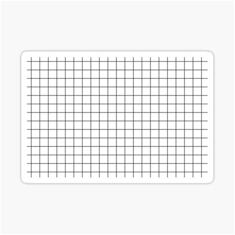 Black And White Tile Grid Pattern Sticker For Sale By All Black White