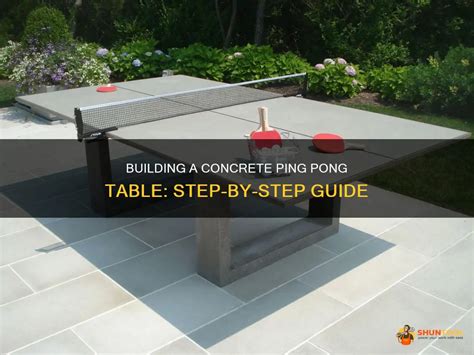 Building A Concrete Ping Pong Table Step By Step Guide Shuntool Building A Concrete Ping Pong Table Step By Step Guide Shuntool
