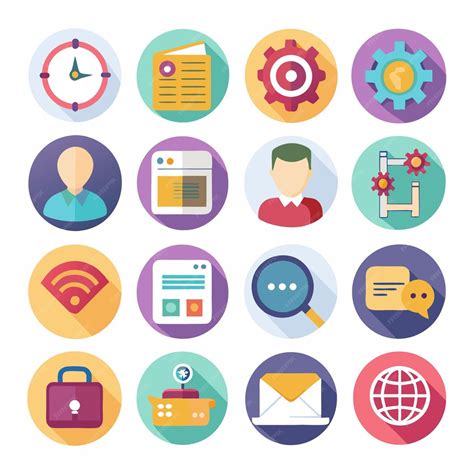 User Interface Icons Set For Website And Mobile App Premium Ai Generated Vector