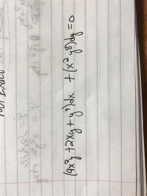 Solved How Do I Solve This Find An Integrating Factor To Chegg