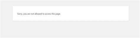 How To Fix The Sorry You Are Not Allowed To Access This Page Error In WordPress WPSimpleFix