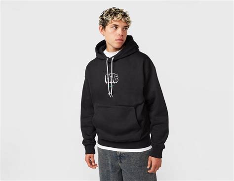 Black Nike Solo Swoosh Graffiti Hoodie Size