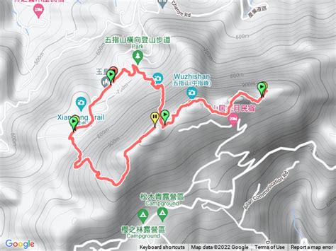 五指山橫向步道 注意下山陡峭濕滑 健行筆記