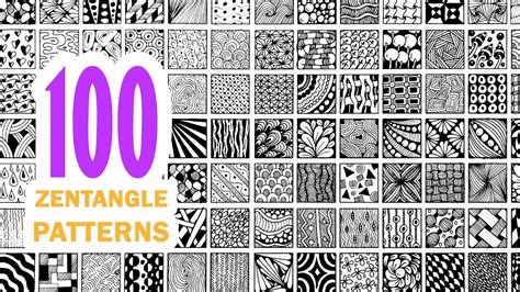 Free Printable Zentangle Patterns For Beginners Download Free