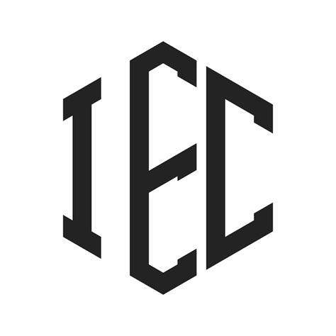Premium Vector Iec Logo Design Initial Letter Iec Monogram Logo Using