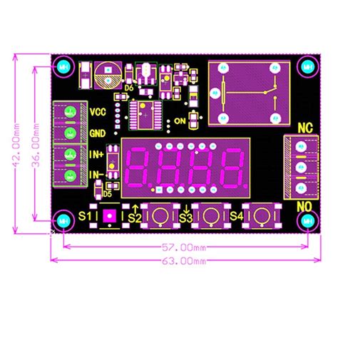 5v Time Relay Module Trigger Off On Switch Cycle Timing Relay Board
