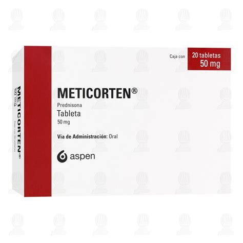 Meticorten 50 Mg 20 Tabletas