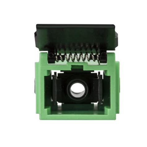 Sc Apc Simplex Adapter With Shutter Fiber Optic Distribution Box Fiber Connection Box
