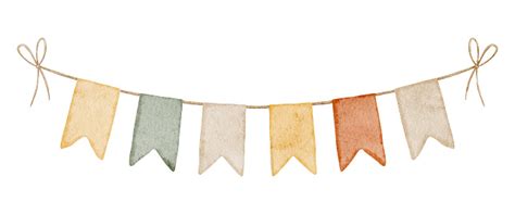 파스텔 톤의 깃발이 달린 화환의 수채화 그림 나비로 묶여 있습니다 베이비 샤워 초대장 보육원 장식 또는 생일 인사말 카드를 위한 걸이 배너 그림 파티를 위한 페넌트의 예술