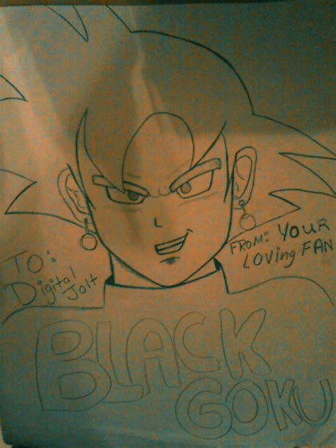 To Digital Jolt Fan Art Another Quick Black Goku Wattpad