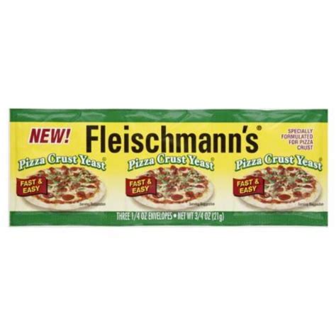 Fleischmanns Pizza Crust Yeast 075 Oz Kroger