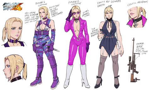 Nina Williams Tekken 4 Character Sheet By Criticalart64 On Deviantart