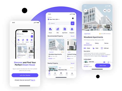 Real Estate Mobile App Adnroid Ios App Figma Ui By Insightlancer On Dribbble