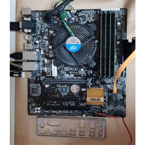 Asus 華碩 Q170m Cd820mtdpmb 主機板 1151腳位 有綁windows專業版數位授權 附擋板 蝦皮購物