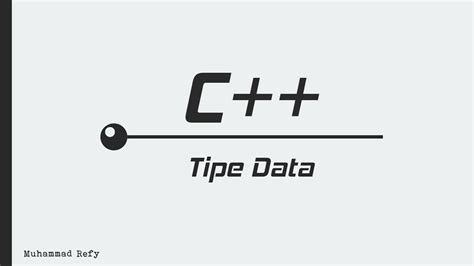 Tutorial C Tipe Data Bahasa Indonesia Youtube