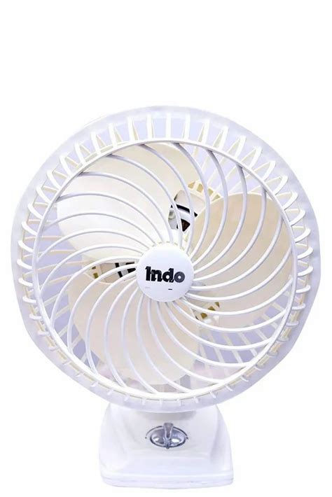 White Indo High Tide Electric Table Fan 400 Mm At 1500 Piece In