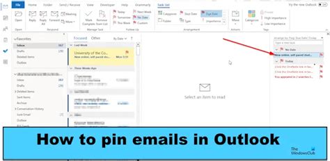 How To Pin Emails In Outlook