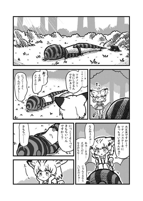 Tsuchinoko And Sand Cat Kemono Friends Drawn By Kotobuki Tiny Life