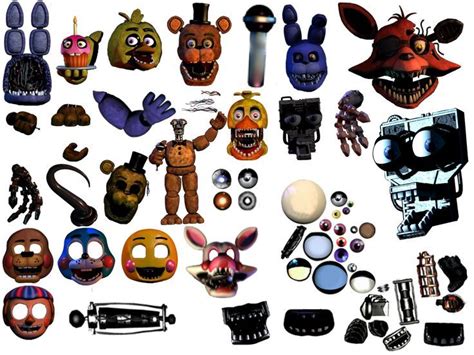 Fnaf Photoshop Resources Final Update Body Parts By Dangerdude991 On Deviantart Artofit