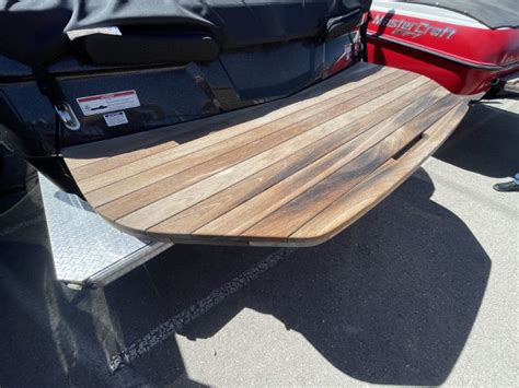 Mastercraft Large Round Teak Swim Platform Cover Sewlong Custom Covers