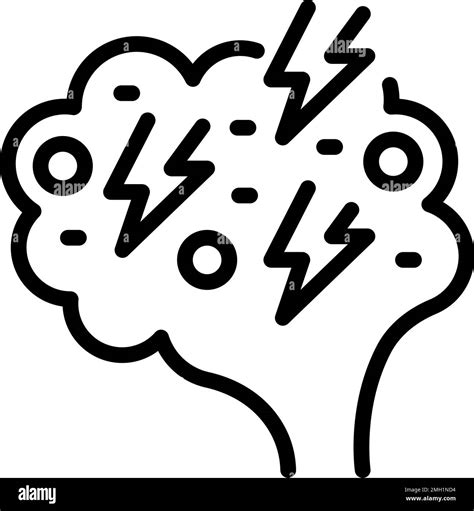 Brainstorming Icon Outline Vector Clinic Medicine Hospital Room Stock