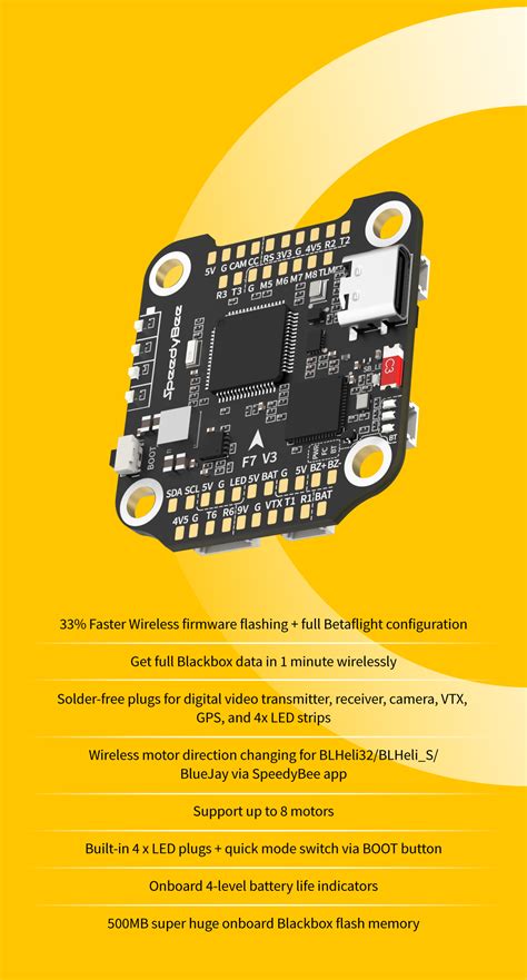 Speedybee F7 V3 Bl32 50a 30x30 Stack Pick Your Esc Or Flight Controller Or Stack Myfpv