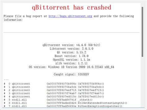 When I Start QBittorrent It Crashes Issue 16355 Qbittorrent