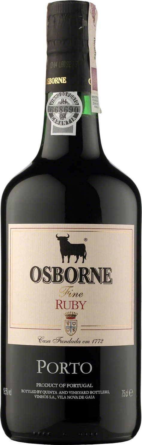Osborne Ruby Port 750ml Station Plaza Wine