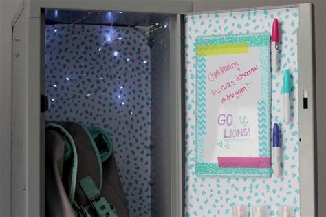 22 Diy Locker Decorating Ideas Organizing Tricks Locker Decorations