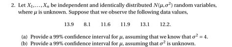 solved let x1 dots xn ﻿be independent and identically