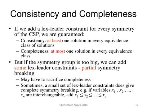 Ppt Symmetry Breaking Constraints In Constraint Programming Powerpoint Presentation Id3394787