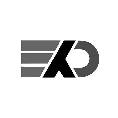 Premium Vector Print EKD Letter Logo Design For Your Brand And Company Identity