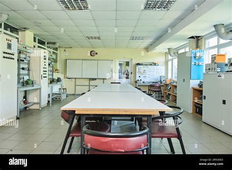 Empty Classroom Workshop Empty Class In A University With A Group