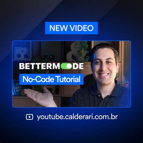 Caio Calderari On Linkedin Nocode Nocodetools Nocodetutorial Nocodevideo Bettermode