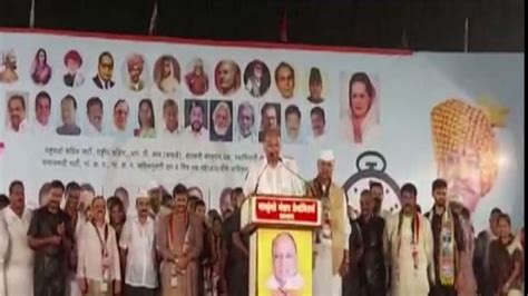 Maharashtra Polls 2019 Delivering Speech In Satara Amid Heavy Rains
