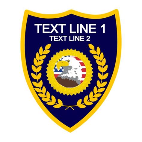 Buy Eagle Flag Seal Wreath Shield Security Patch Online