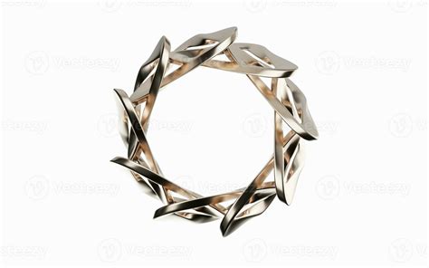 Metallic Golden Curve Geometry Background 3d Rendering 29937893 Stock